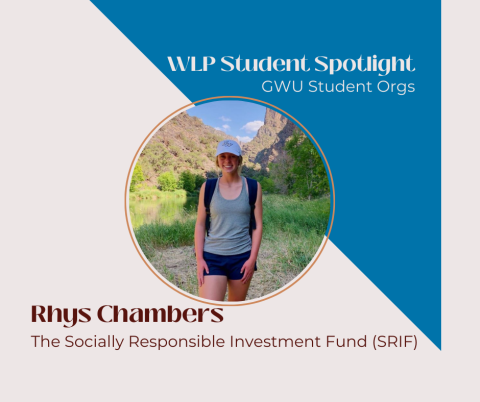 Rhys Chambers leading women in SRIF | Women's Leadership Program | The George Washington University